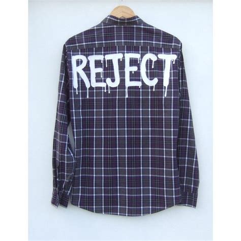 Purple Plaid Ombre Shirt Michael Clifford 5SOS Inspired