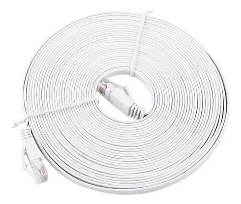 Cable Lan Plano De Red Ethernet De 8 M Rj45 Cat6 Utp Patch Cuotas Sin