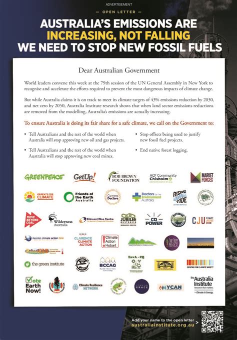 Open Letter Calls On Government To Set Timeline For End Of New Fossil