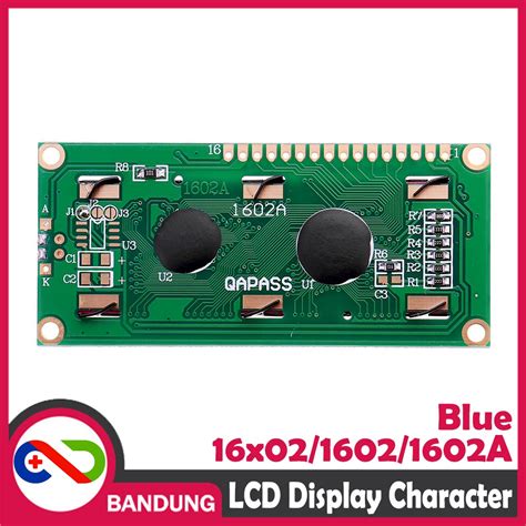 Jual LCD CHARACTER 16X2 1602 5V BLUE BACKLIGHT MODULE Shopee Indonesia