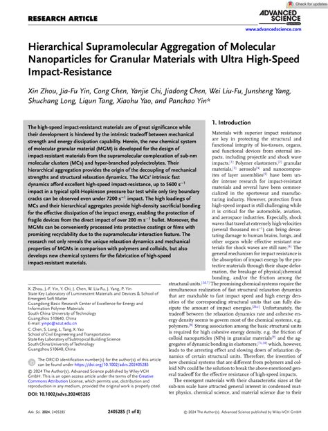 Pdf Hierarchical Supramolecular Aggregation Of Molecular