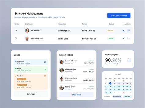 Employee Management App Components By Vishnu Prasad On Dribbble Web