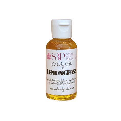 Lemongrass Body Oil Sassi Beauty Products