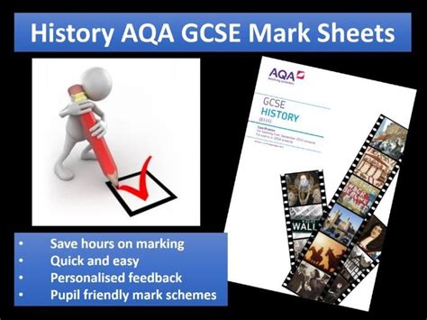 History AQA GCSE Mark Sheets Teaching Resources