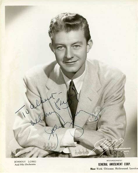 Johnny Long 1914 1972 American Bandleader Signed Photo Auction