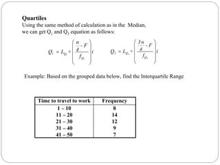 Grouped Data Calculation Pdf