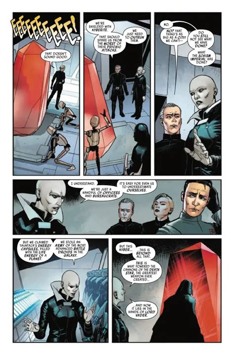 Star Wars Darth Vader 47 Preview Vader Crashes Exegol Party