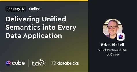 Learn About Semantic Layer With Tdwi And Databricks Cube Posted On The Topic Linkedin