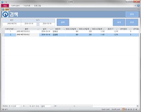 PANSPACE 팬스페이스 제품별 CAPA 분석 단순형