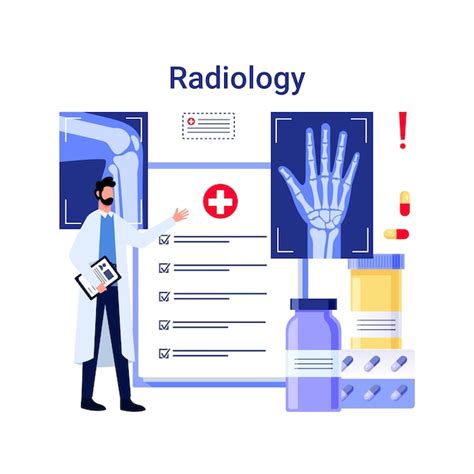 World Of Radiology Day Illustration Background Design Template