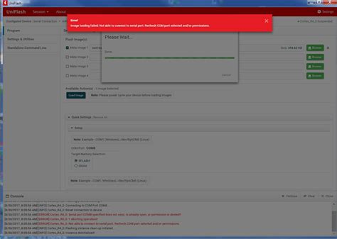 Flashing The Awr1642 Evaluation Module Awr1642boost Sensors Forum Sensors Ti E2e Support