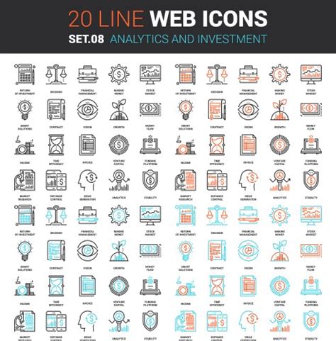 Customisation Shipment And Analytics Graph Line Vector Image