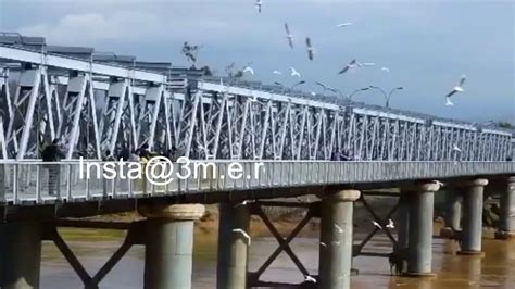الجسر العتيق الموصل عودت النوارس بعد ما غابت و هربت من القصف الذي تعرضة