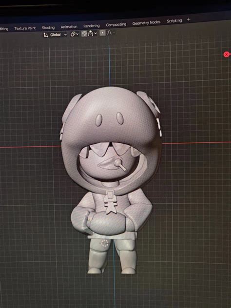 Leon Shark Skin From Brawl Stars R3dprinting