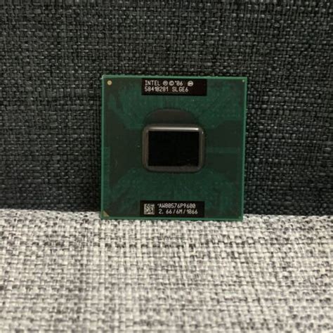 Intel Core 2 Duo P9600 Cpu Dual Core 2 66ghz 6m 1066mhz Socket P Slge6 Processor Ebay