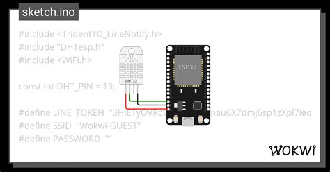 Line Notify Copy Wokwi Esp Stm Arduino Simulator