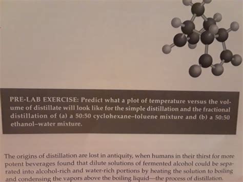 solved pre lab exercise predict what a plot of temperature