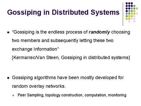 gradient topology a generalized superpeer topology gossiping in