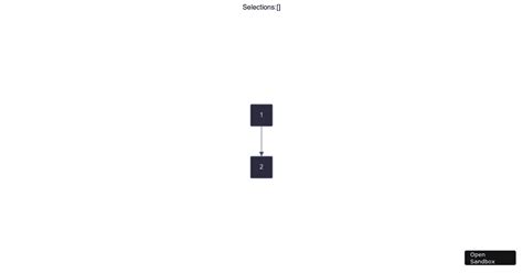 Reaflow Not Selectable Node Codesandbox