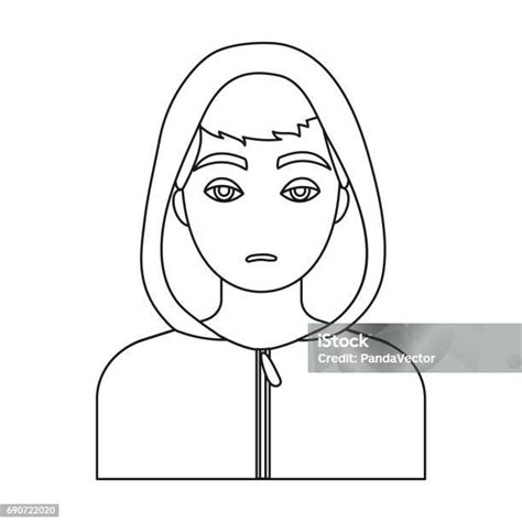 개요 스타일 흰색 배경에 고립 된 마약 중독자 사람 아이콘 마약 심볼 주식 벡터 일러스트 레이 션 건강관리와 의술에 대한 스톡