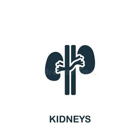 肾图标 解剖学集合中的单色简单符号 徽标模板web设计的肾图标 向量例证 插画 包括有 女主持人 收集 267879209