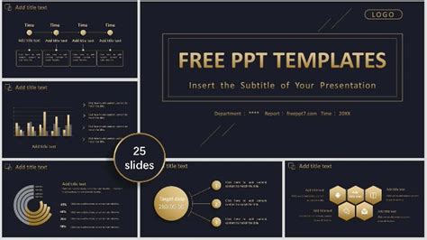 Free Black PowerPoint Templates And Google Slide Themes