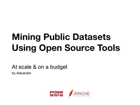 Mining Public Datasets Using Opensource Tools Zeppelin Spark And Ju