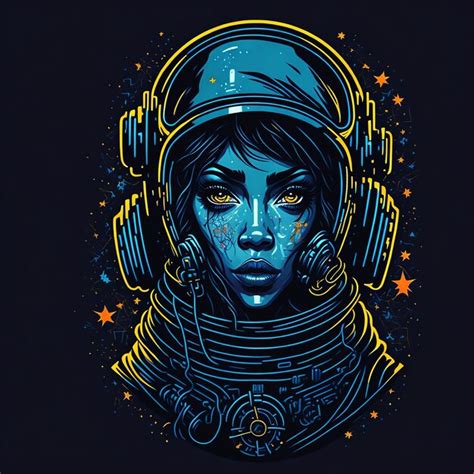Premium Vector Astronaut Tshirt Design Space Tshirt Template
