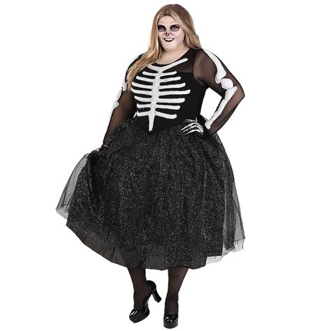 Fun Costumes Womens Skeleton Beauty Plus Size
