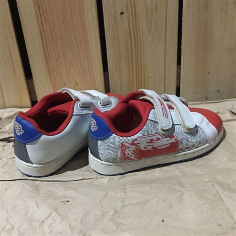Preloved Lightning Mcqueen Rubber Shoes On Carousell