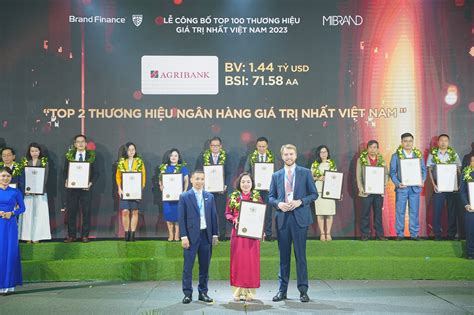 Agribank Top thương hiệu giá trị nhất Việt Nam năm