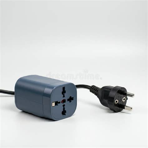 Universal Travel Adapter With A Neutral Tone Featuring Multiple Socket