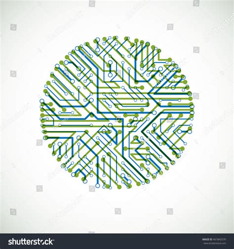 Vector Abstract Computer Circuit Board Colorful Stock Vector Royalty Free 461842570 Shutterstock
