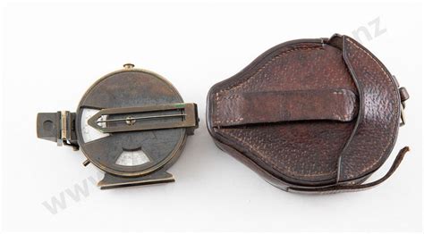 Peacock Auckland 1879 Compass Clinometer With Barker Patent 1926