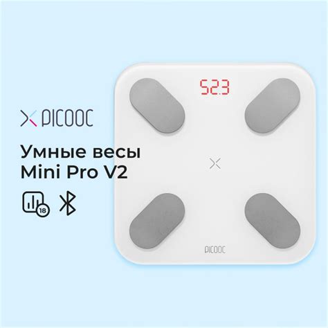 Напольные весы Picooc Mini Pro V2, белый купить по низкой цене с ...