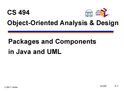 Cs 494 Object Oriented Analysis And Design презентация онлайн