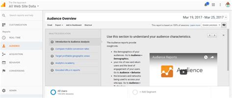 A Blogger S Guide To Google Analytics The She Approach