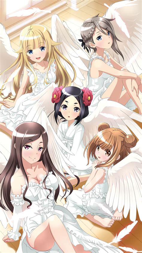 Safebooru 5girls D Ange Princess Principal Angel Wings