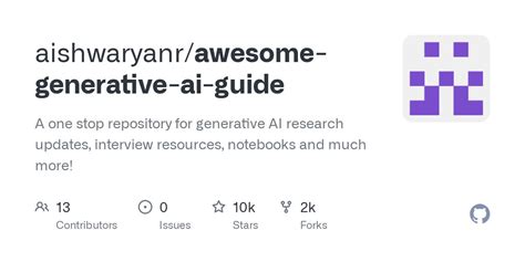 Matthew Mccann On Linkedin Github Aishwaryanrawesome Generative Ai Guide A One Stop Repository