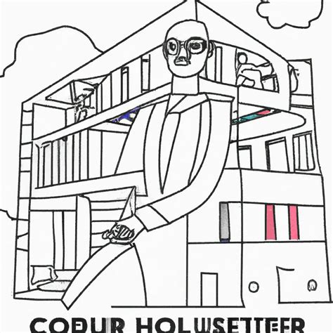 Arte De Le Corbusier Com 7 Desenhos Para Imprimir E Colorir
