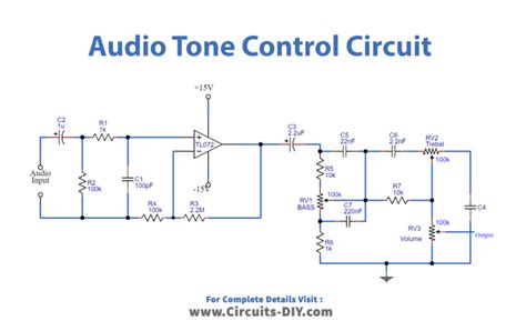 Simple Audio Tone Control Circuit Using TL