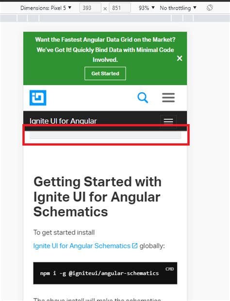Components List Menu And Change Theme Button Are Overlapped In Small