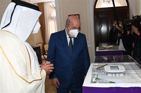 رئيس الجمهورية يستقبل سفير دولة قطر بالجزائر