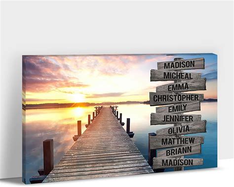 Beach Wall Art Customized Name Street Sign On Beach