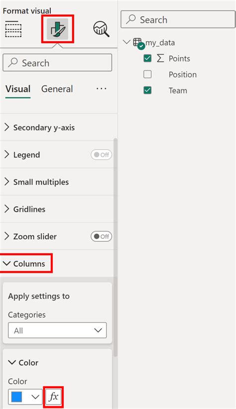 Power BI How To Apply Conditional Formatting To Bar Chart