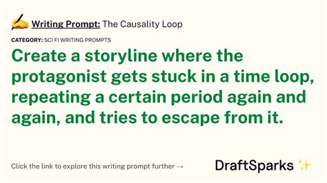 Writing Prompt The Causality Loop Draftsparks