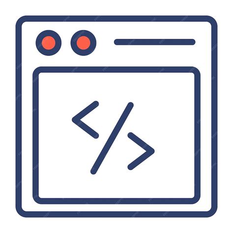 Premium Vector Editable Vector Of Web Coding Web Development Icon