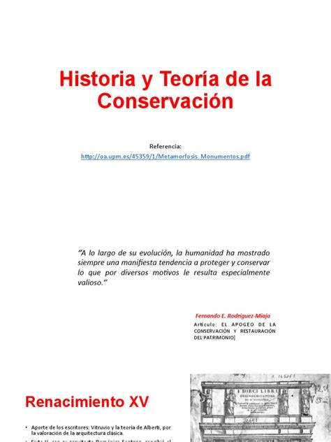 Historia Y Teorias De La Conservacion Pdf Ciencias Sociales Viajes