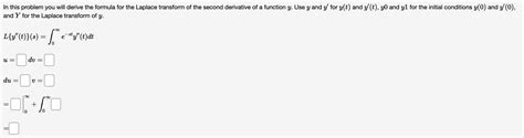 Solved In This Problem You Will Derive The Formula For The Chegg