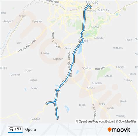 157 Route Schedules Stops And Maps Opera Updated